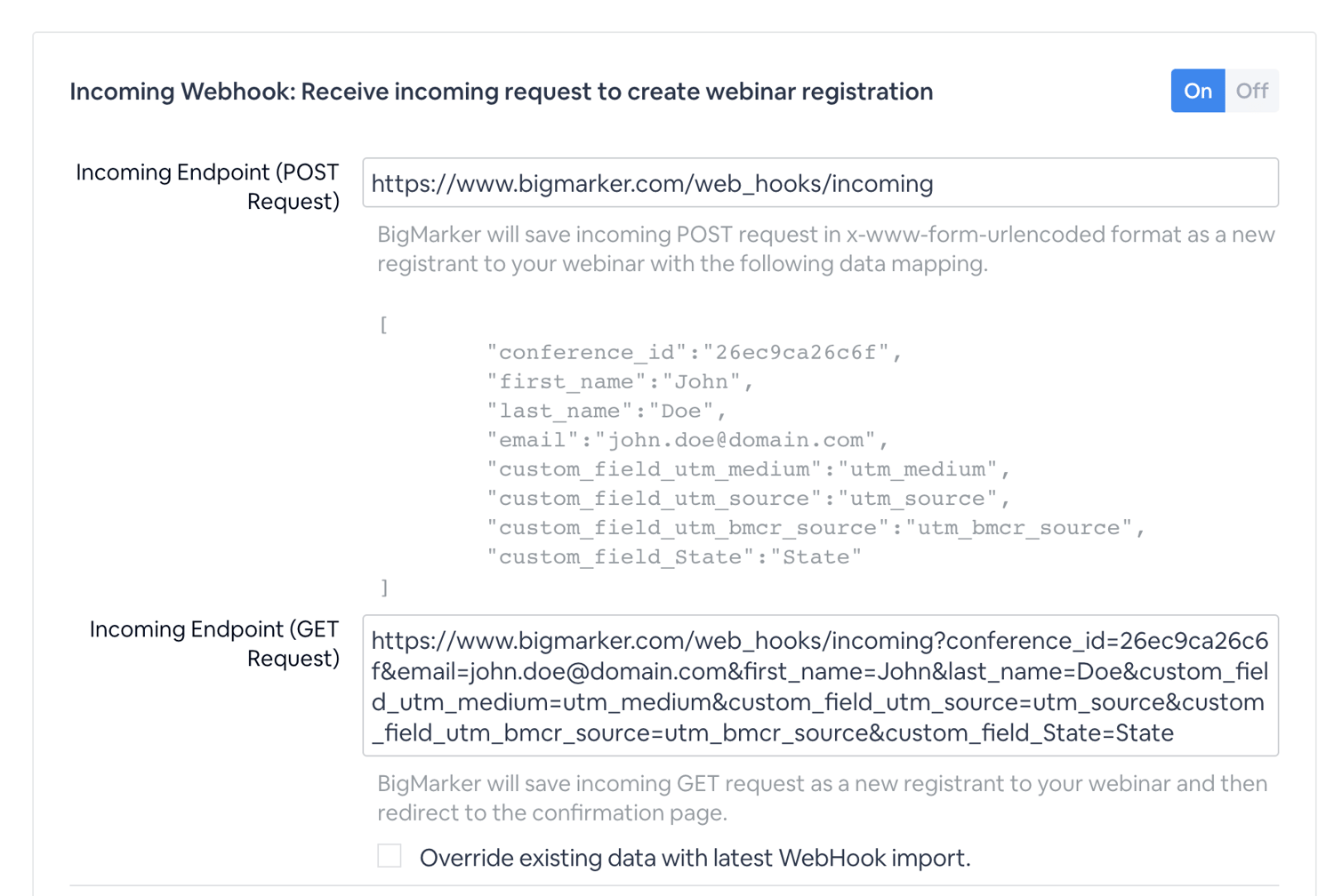 How to Integrate Webhooks with BigMarker